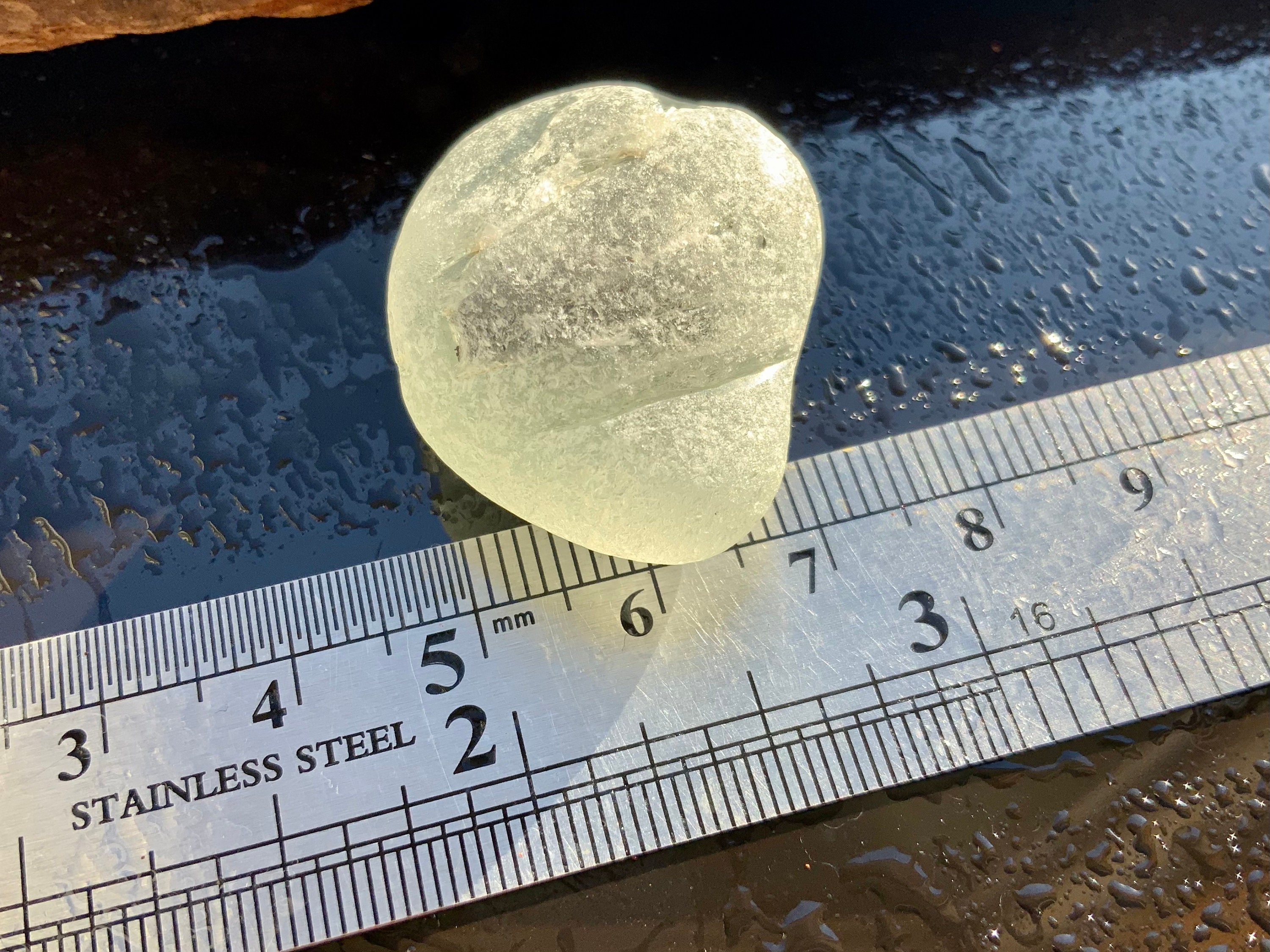 Melted Bonfire Sea Glass Stone for Sea Collection Rarest Combined Beach ...