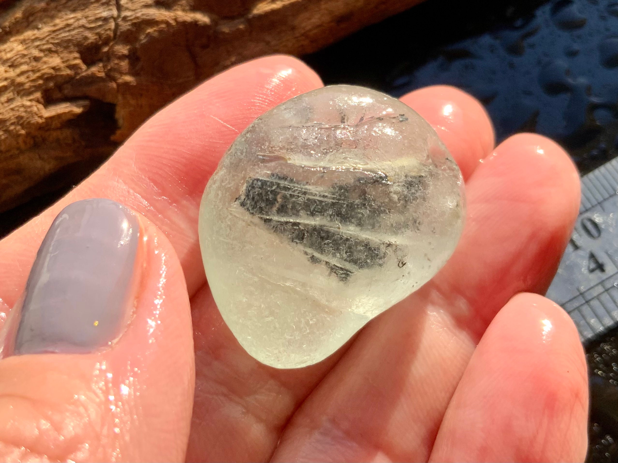 Melted Bonfire Sea Glass Stone for Sea Collection Rarest Combined Beach ...