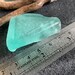 Aqua Blue Triangle Sea Glass Extra Old Frosted Bottle Bottom Sea Glass ...