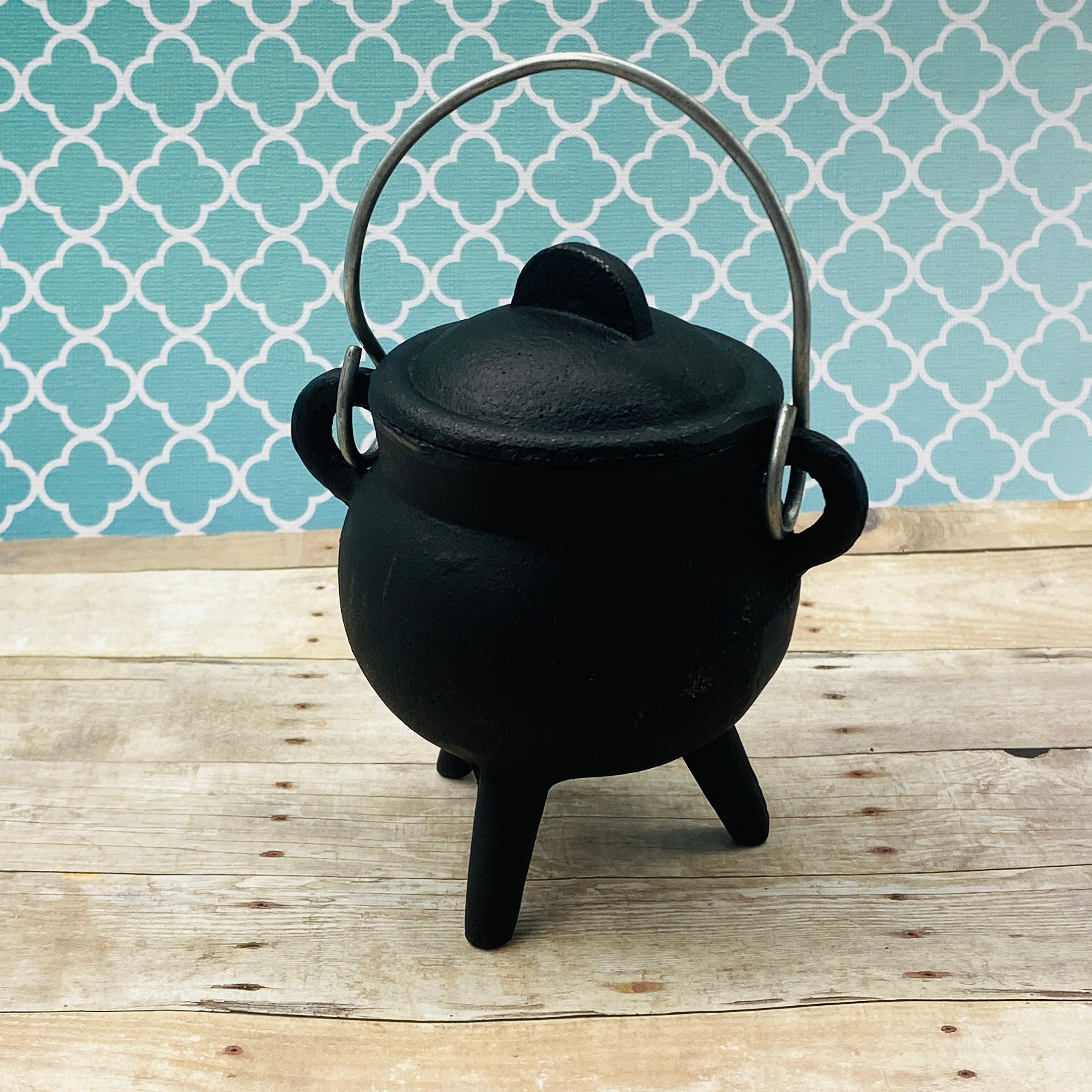 Mini Black Cast Iron Cauldron 2.75 Incense Smudging - Etsy UK
