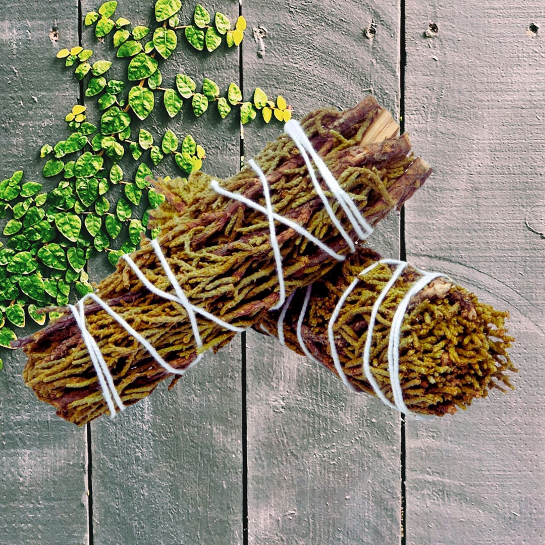 Juniper Cleansing Stick 4 Inch Natural Smudging Stick for Purification ...