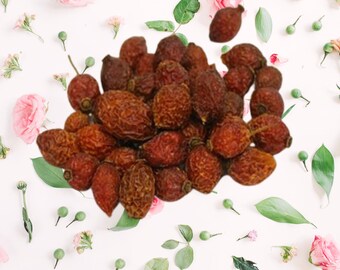 Rosehip Shells Dried Rose Hip Fruits Cut Rosa Canina Vit C Source 50 ...