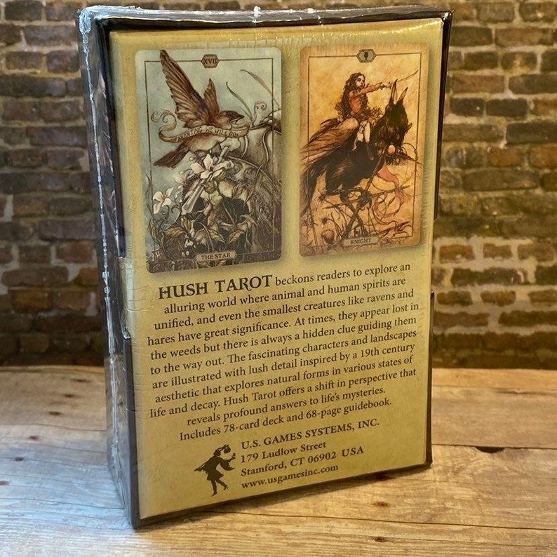 Hush Tarot Deck Cards With Guidebook by Jeremy Hush - Etsy