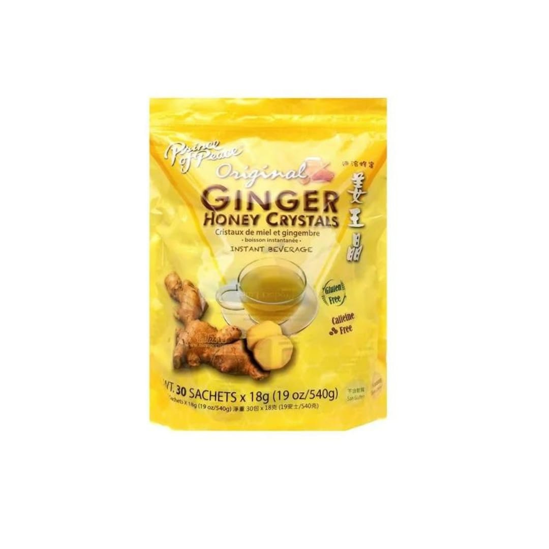 Ginger Honey Tea Prince of Peace Instant Ginger Honey Crystals, 30 Ct ...