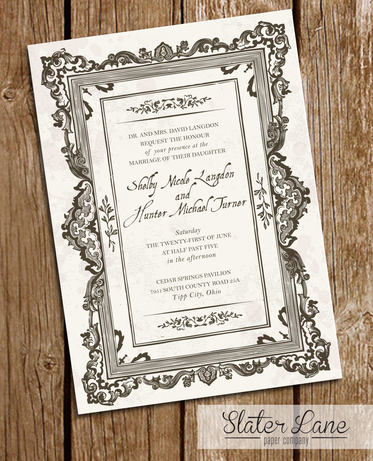 Victorian Wedding Invitations