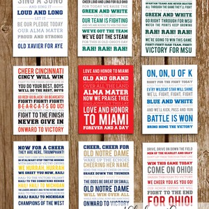 University of Kentucky Fight Song Wall Art - Printable Download - Blue ...