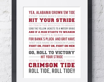 Duke University Fight Song Wall Art Printable Download | Etsy