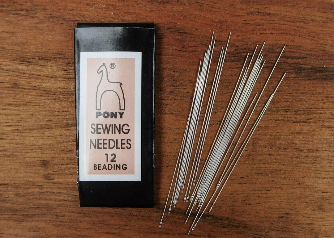 Beading Needles Size 12 Pack of 25, Ideal for Bead Weaving & Seed Bead ...
