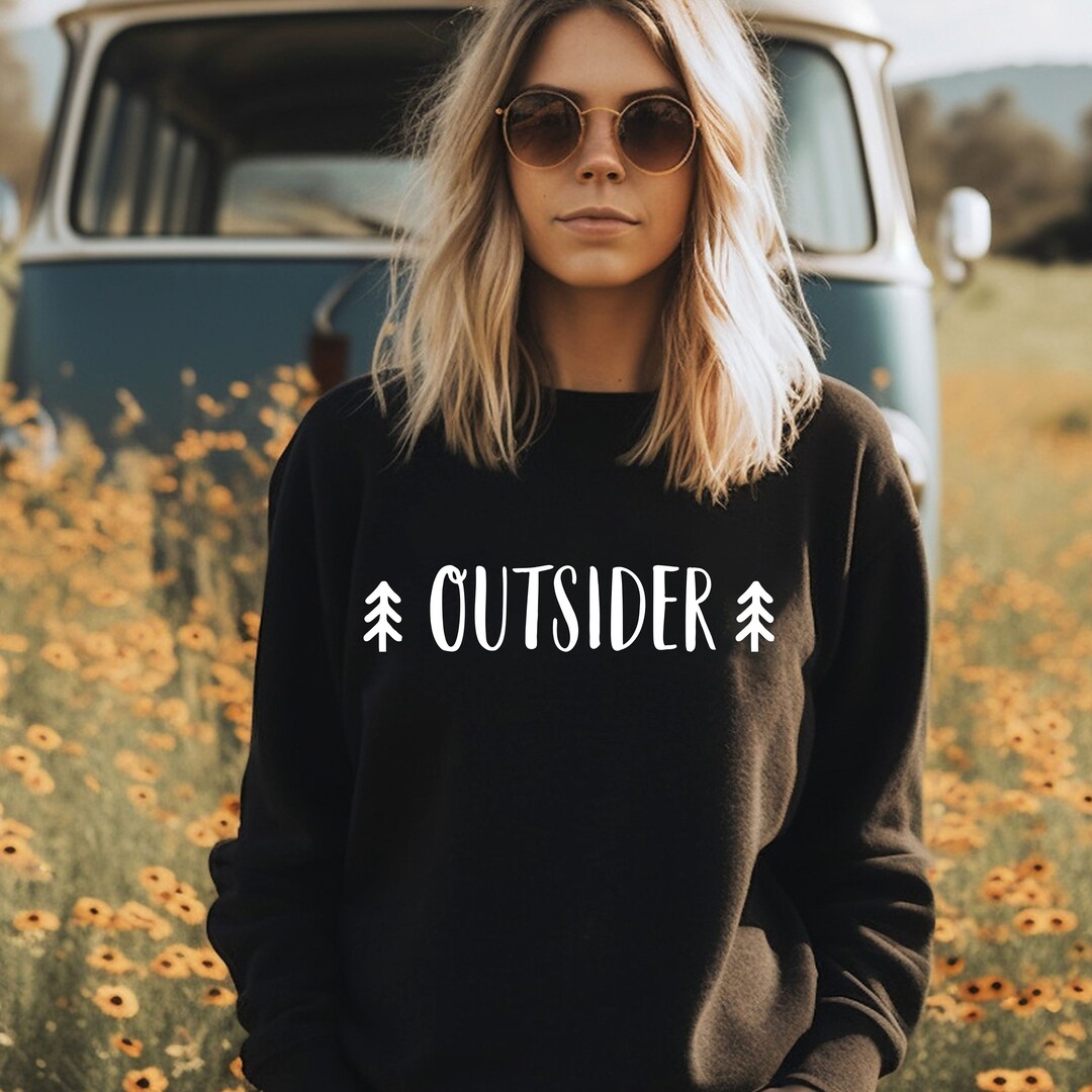 Outsider Sweatshirt, Mountain Sweatshirt, Outdoor Sweatshirt, Outsider ...