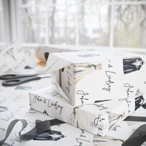 Personalized Wedding Wrapping Paper, Wedding Wrapping Paper, Gift Wrap ...