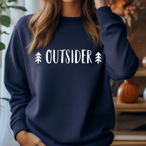Outsider Sweatshirt, Mountain Sweatshirt, Outdoor Sweatshirt, Outsider ...