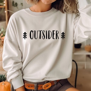 Outsider Sweatshirt, Mountain Sweatshirt, Outdoor Sweatshirt, Outsider ...