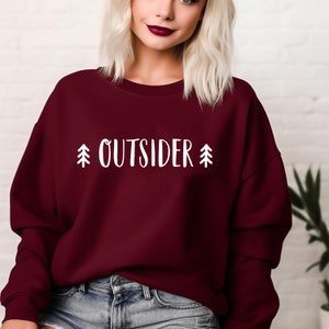 Outsider Sweatshirt, Mountain Sweatshirt, Outdoor Sweatshirt, Outsider ...