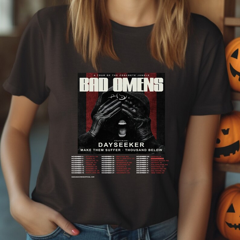 Bad Omen Tour 2023 Png, Bad Omen Concert 2023 Png, Bad Omen Band Png, Bad Omen Rock Band Png ...