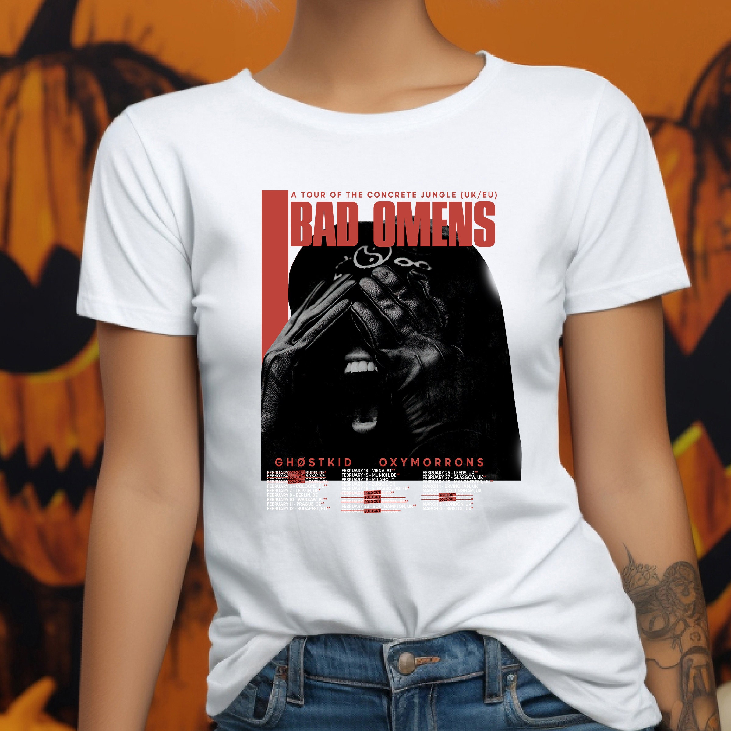 Bad Omen Tour 2023 Png, Bad Omen Concert 2023 Png, Bad Omen Band Png, Bad Omen Rock Band Png ...