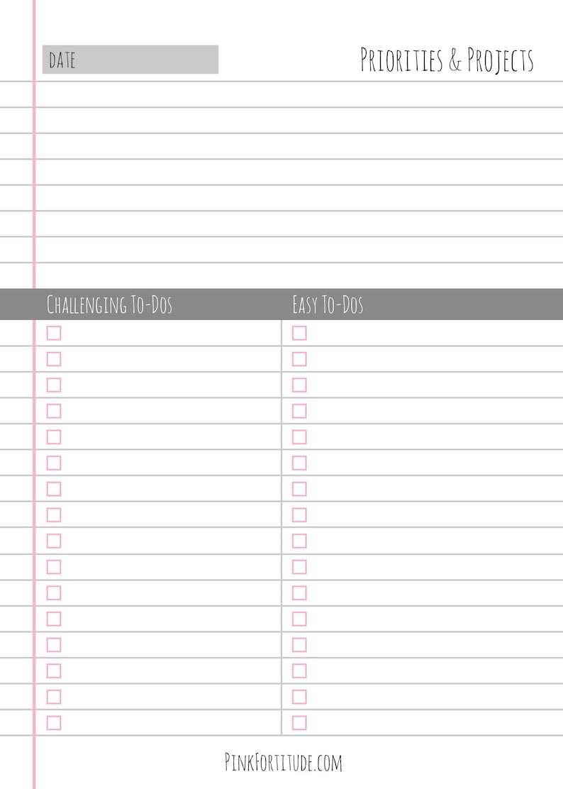 To-do List to Do Pad Task List Tear off Pad Easy Tasks and - Etsy