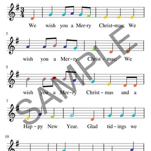 Christmas Handbell Book for 20 Handbells - Etsy