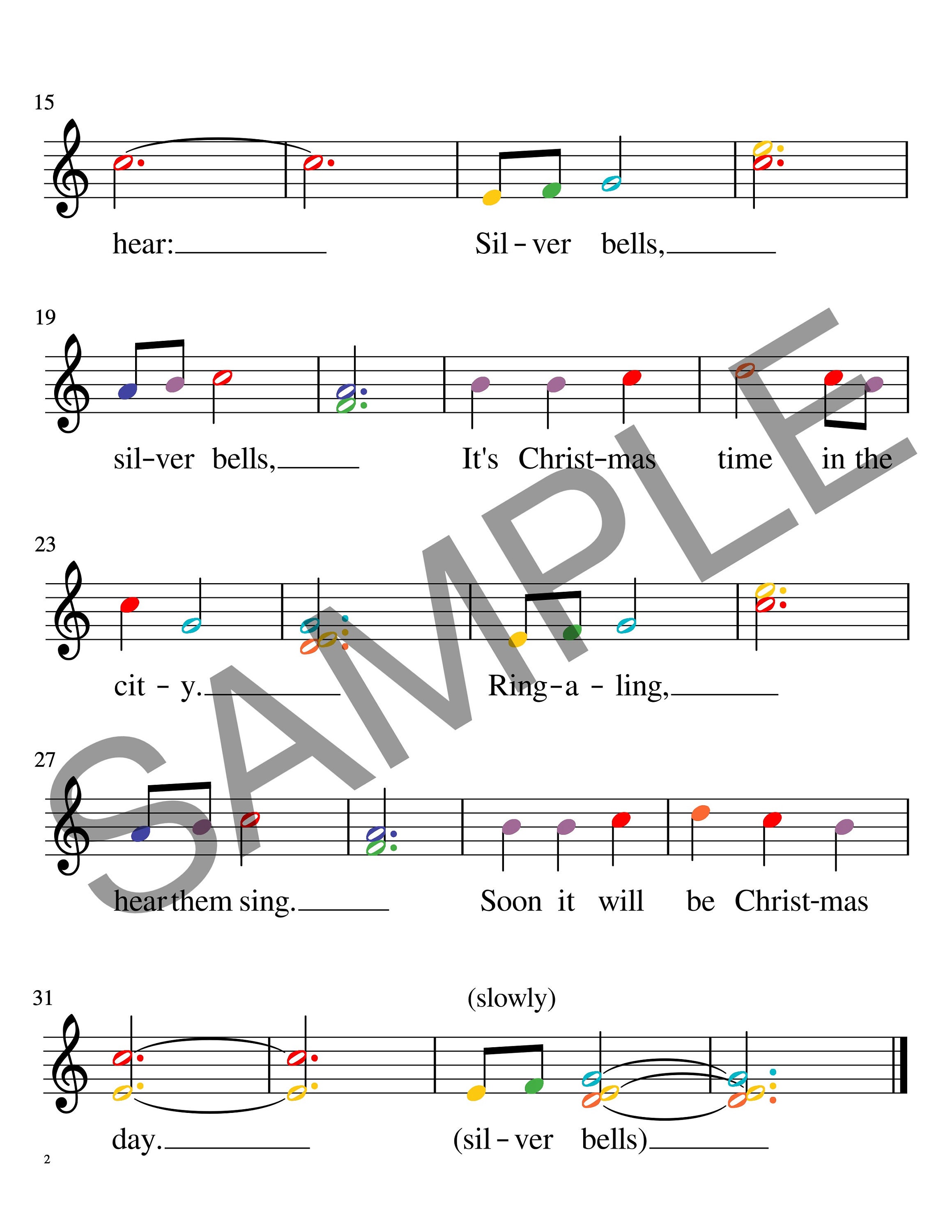 Christmas Handbell Book for 20 Handbells - Etsy