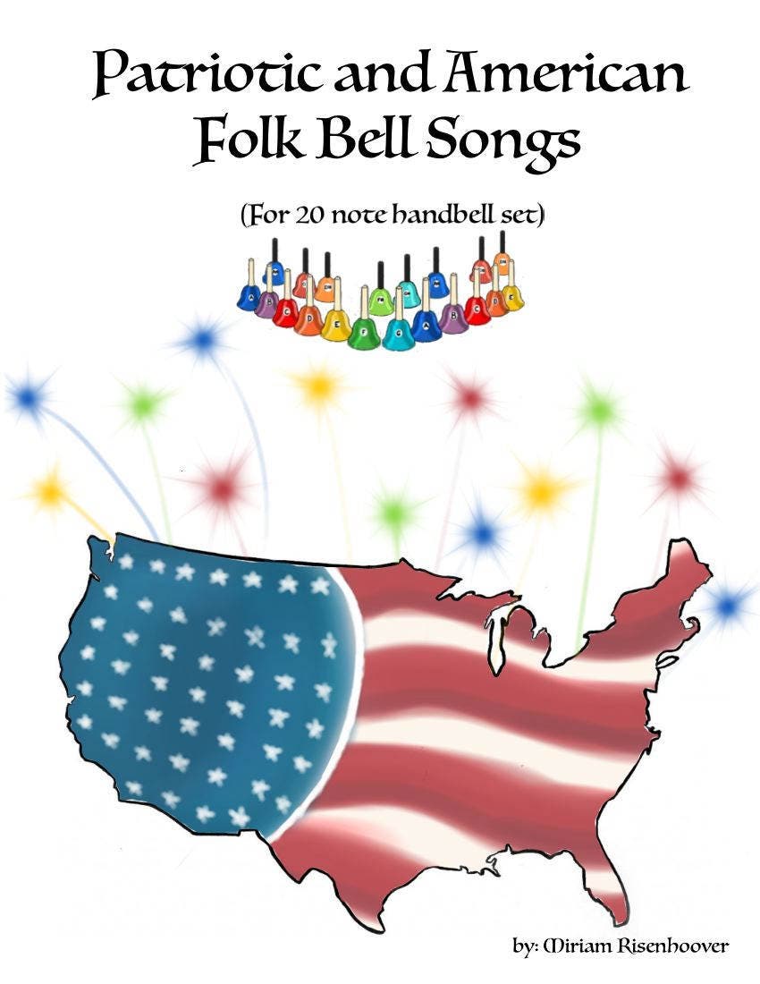Patriotic and American Songs for the 20 Note Handbells - Etsy