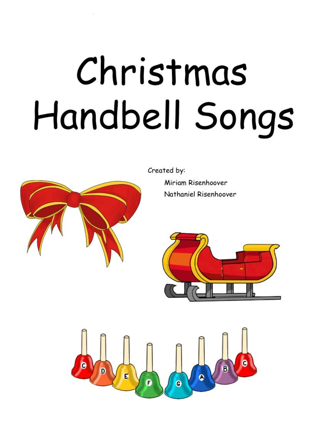 Digital Christmas Bell Song Book - Etsy
