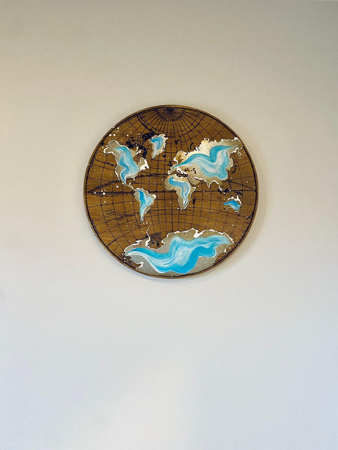 Map of the World - Etsy