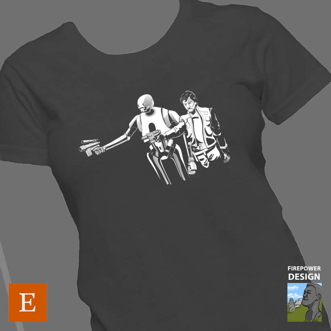 Rogue Fiction Mens Unisex Tshirt T-shirt Tee K2SO - Etsy Canada