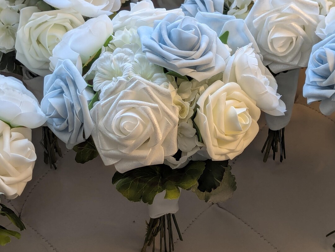 Bridesmaids Bouquets, Hand Held Bouquets, Brides Flowers,real Touch ...