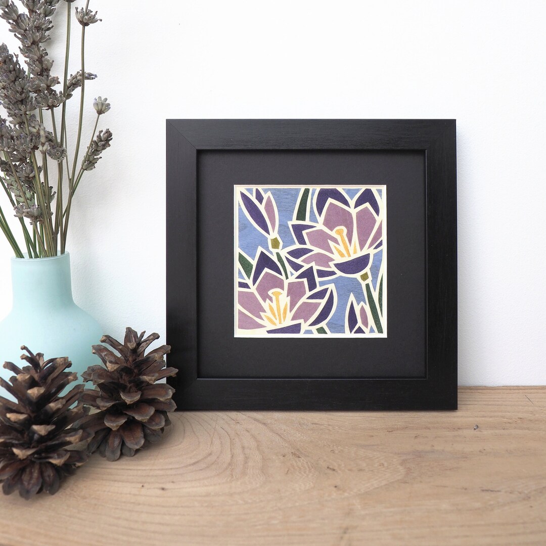 Small Flower Prints, Contemporary Small Floral Prints, Pretty Spring ...
