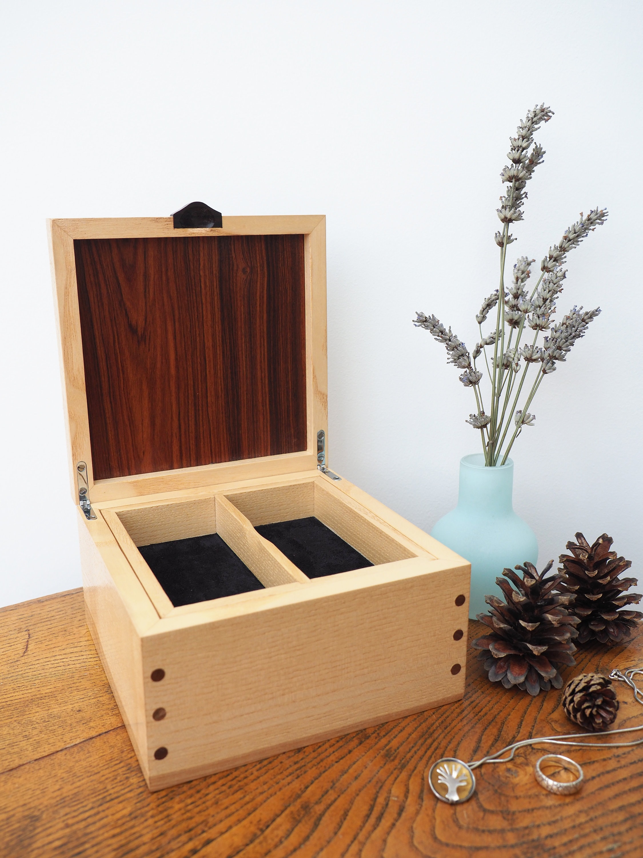 Small Wooden Jewellery box Jewellery Box Wooden Jewellery | Etsy