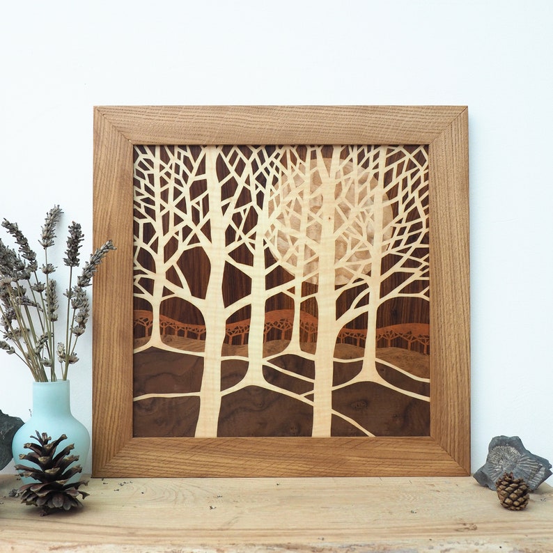 Tree Wall Art Tree Wall Hanging Modern Wall Art Contemporary Art ...
