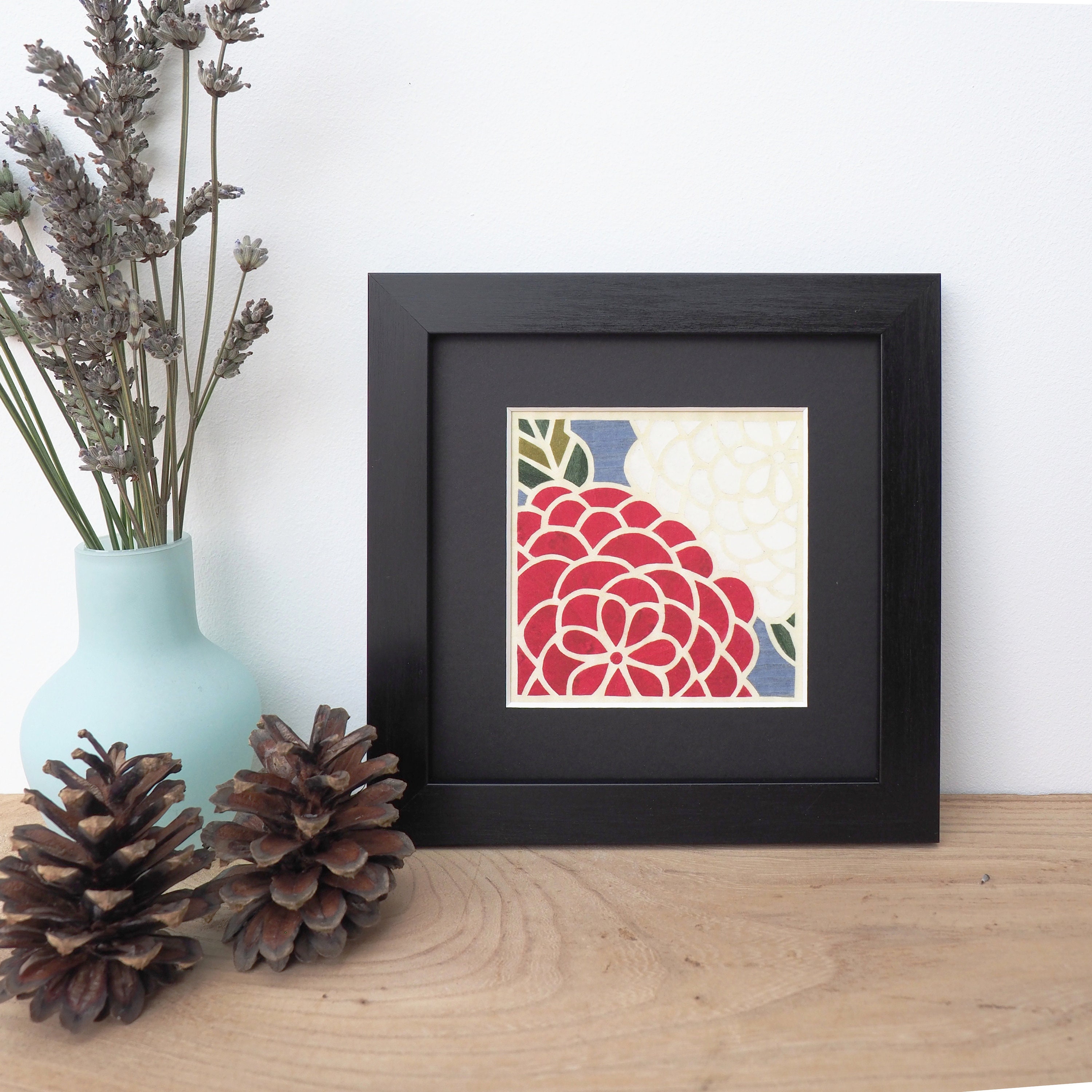 Small Framed Art, Small Flower Prints, Contemporary Floral Prints ...