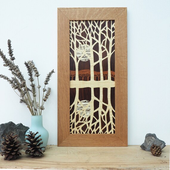 Tree Wall Art Unique Tree Art Modern Wall Art Contemporary | Etsy