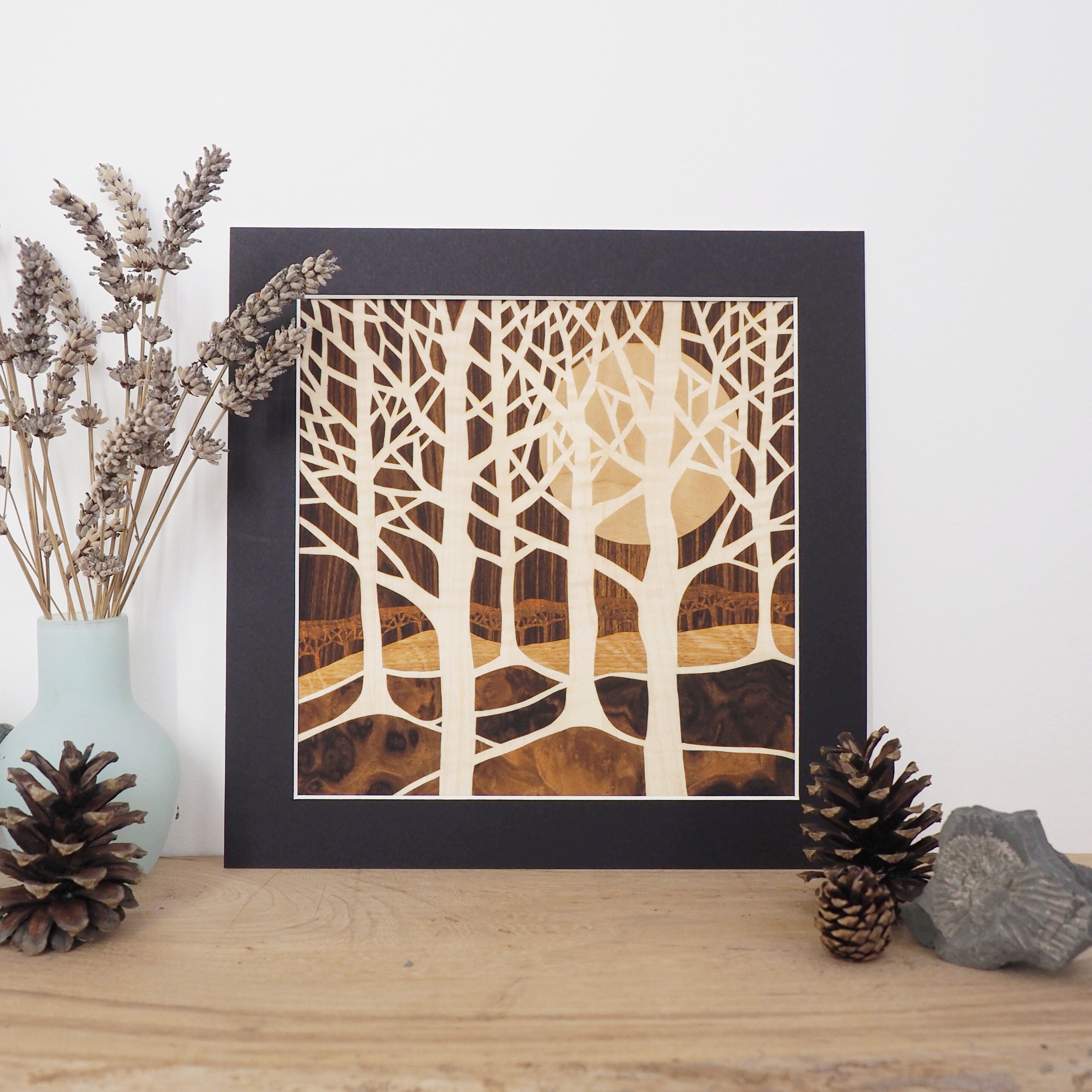 Unframed Tree Prints, Modern Wall Art, Stylish Tree Wall Art, Small ...