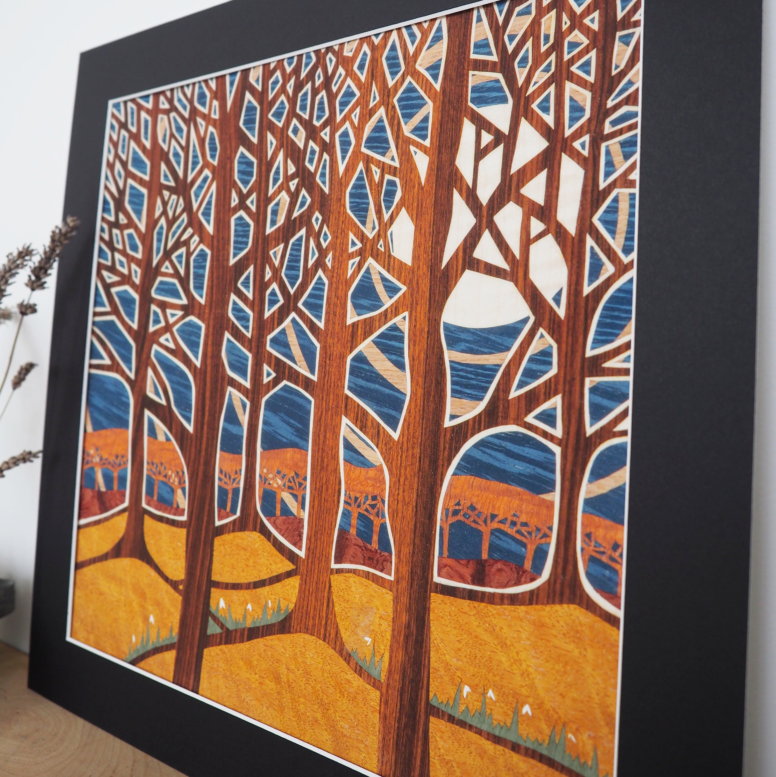 Large Tree Print Large Tree Wall Art Modern Tree Print Contemporary ...