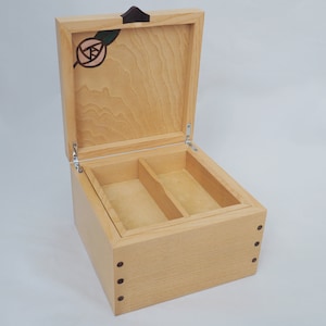 Small Wooden Jewellery Box With Mackintosh Roseswooden - Etsy UK