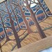 Modern Tree Wall Art, Hand Cut Marquetry Trees Wall Art, Stylish Tree ...