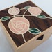 Small Wooden Jewellery Box With Mackintosh Roseswooden - Etsy UK