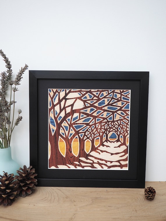 Modern Tree Print Tree Wall Art Stylish Tree Prints - Etsy UK