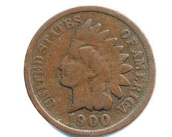 1900 Indian Head Penny - Etsy
