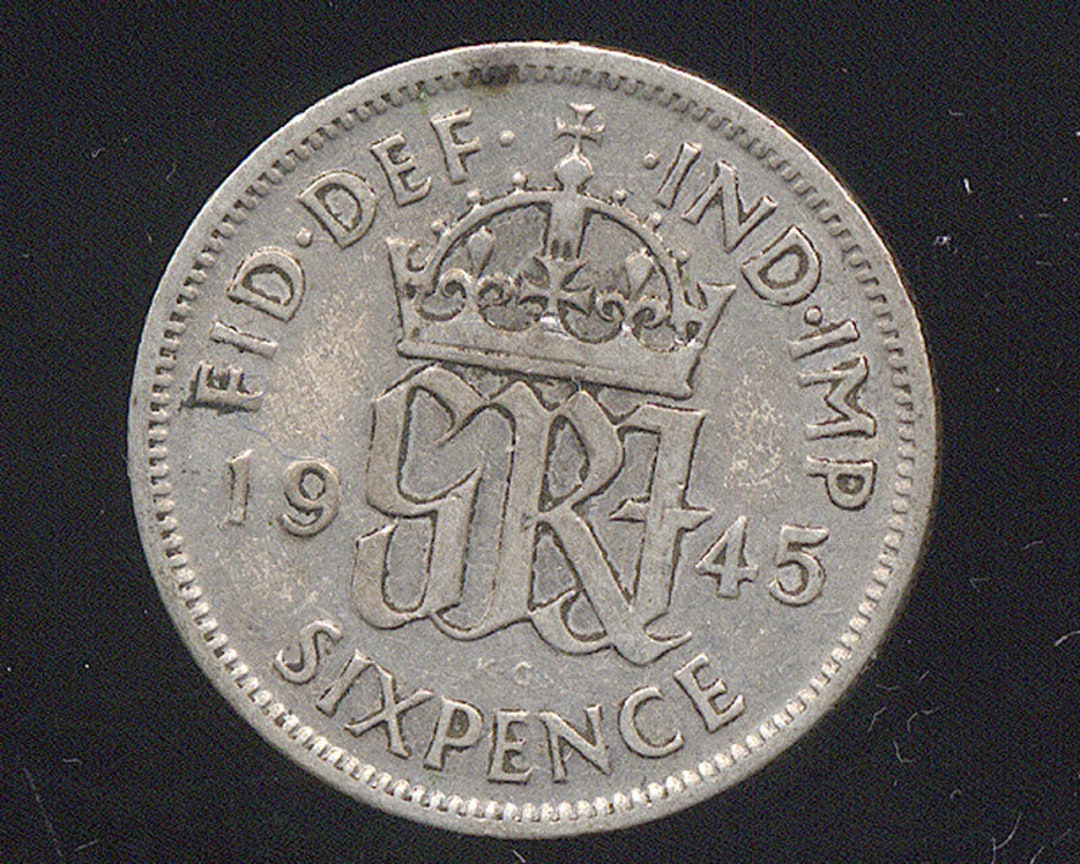 1945 Sixpence Wedding Coin for the Brides Shoe (george VI) - Etsy