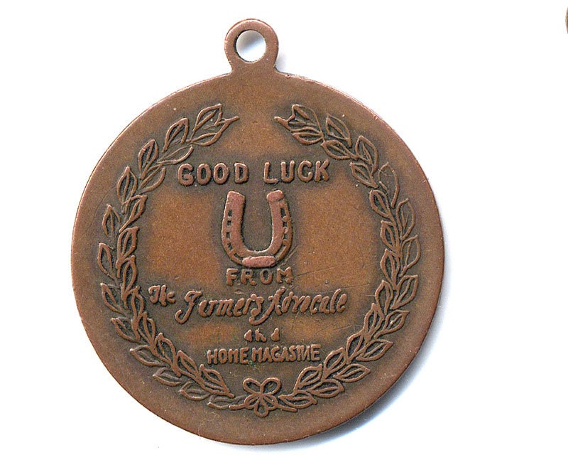 Good Luck Medallion From the Farmers Advocate Magazine - Etsy