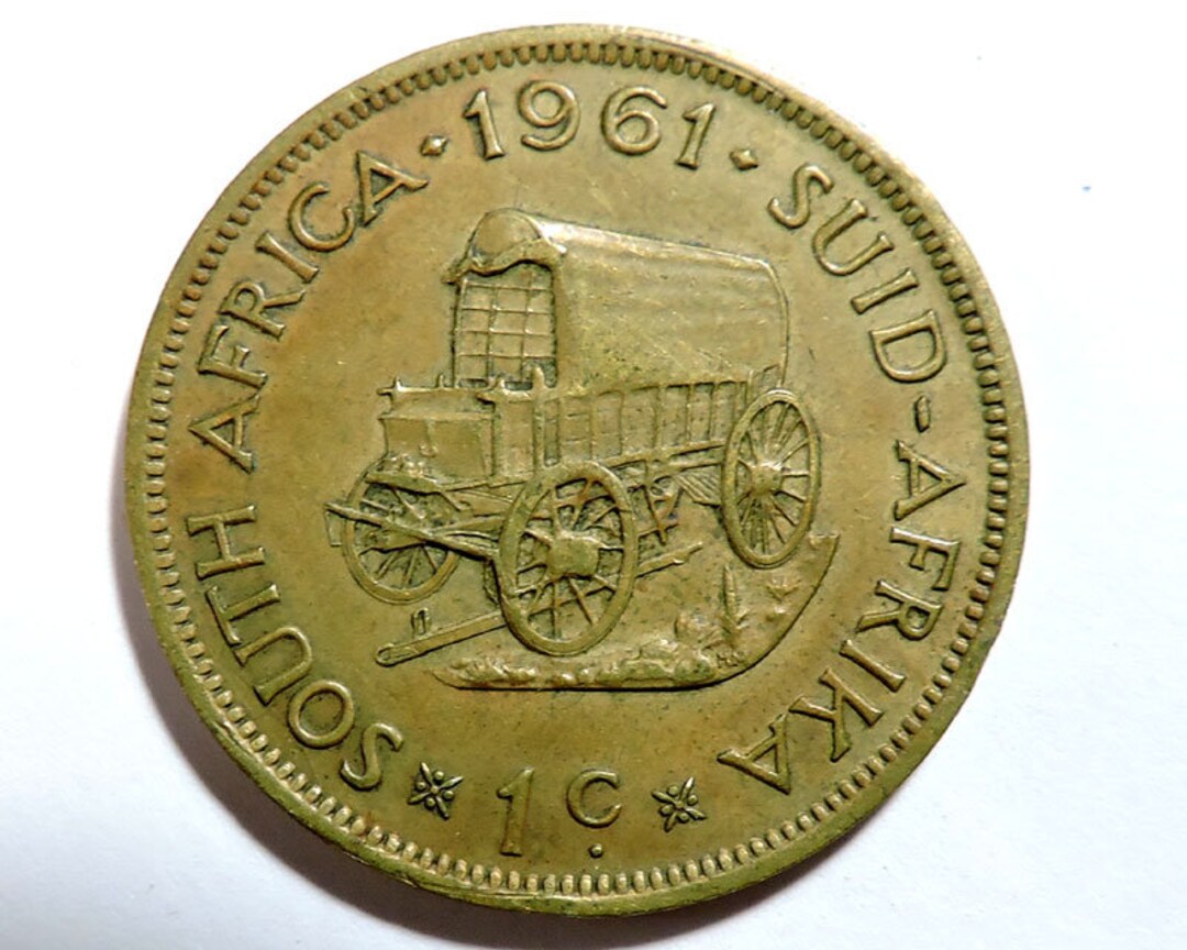 1961 South Africa 1 Cent 1st Decimal Series - Etsy