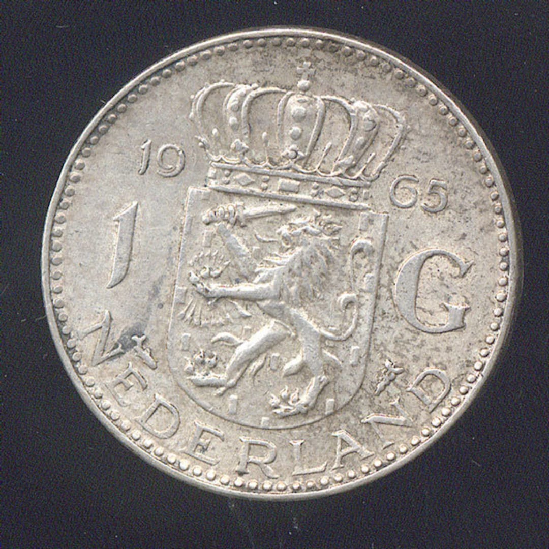 1965 Nederlandse 1 Gulden Zilveren Munt (Queen Juliana) - Etsy Nederland
