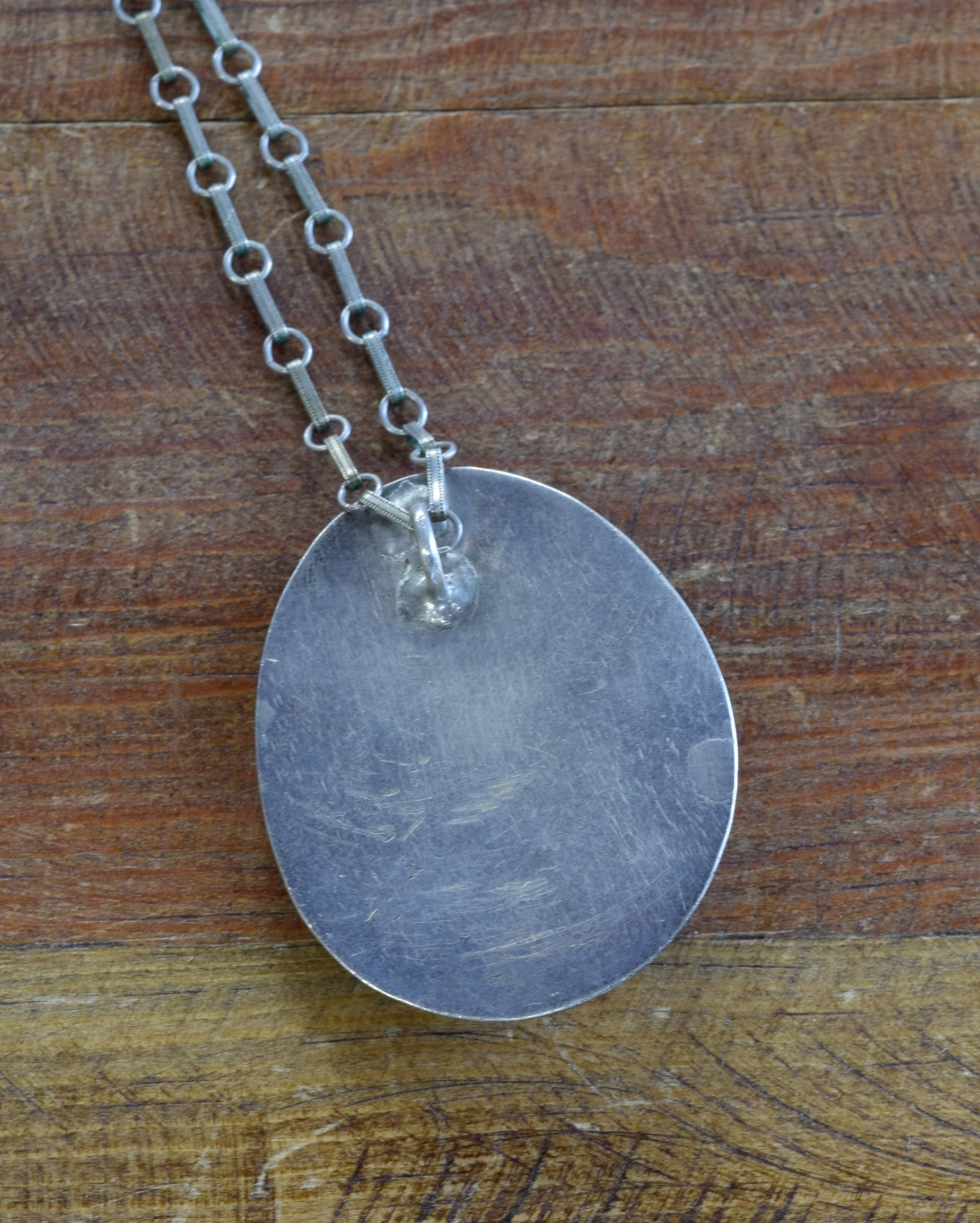 Sterling Silver and Turquoise Shadow Box Necklace - Etsy