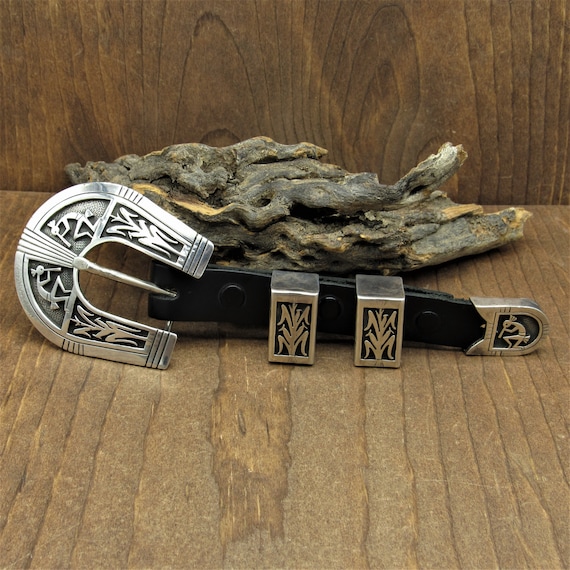 Sterling Silver Ranger Belt Buckle Set With Corn and Kokopelli - Etsy