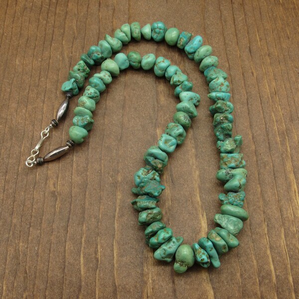 Green Turquoise Necklace - Etsy