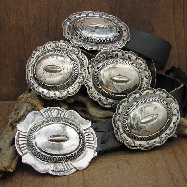 Vintage Concho Belt - Etsy