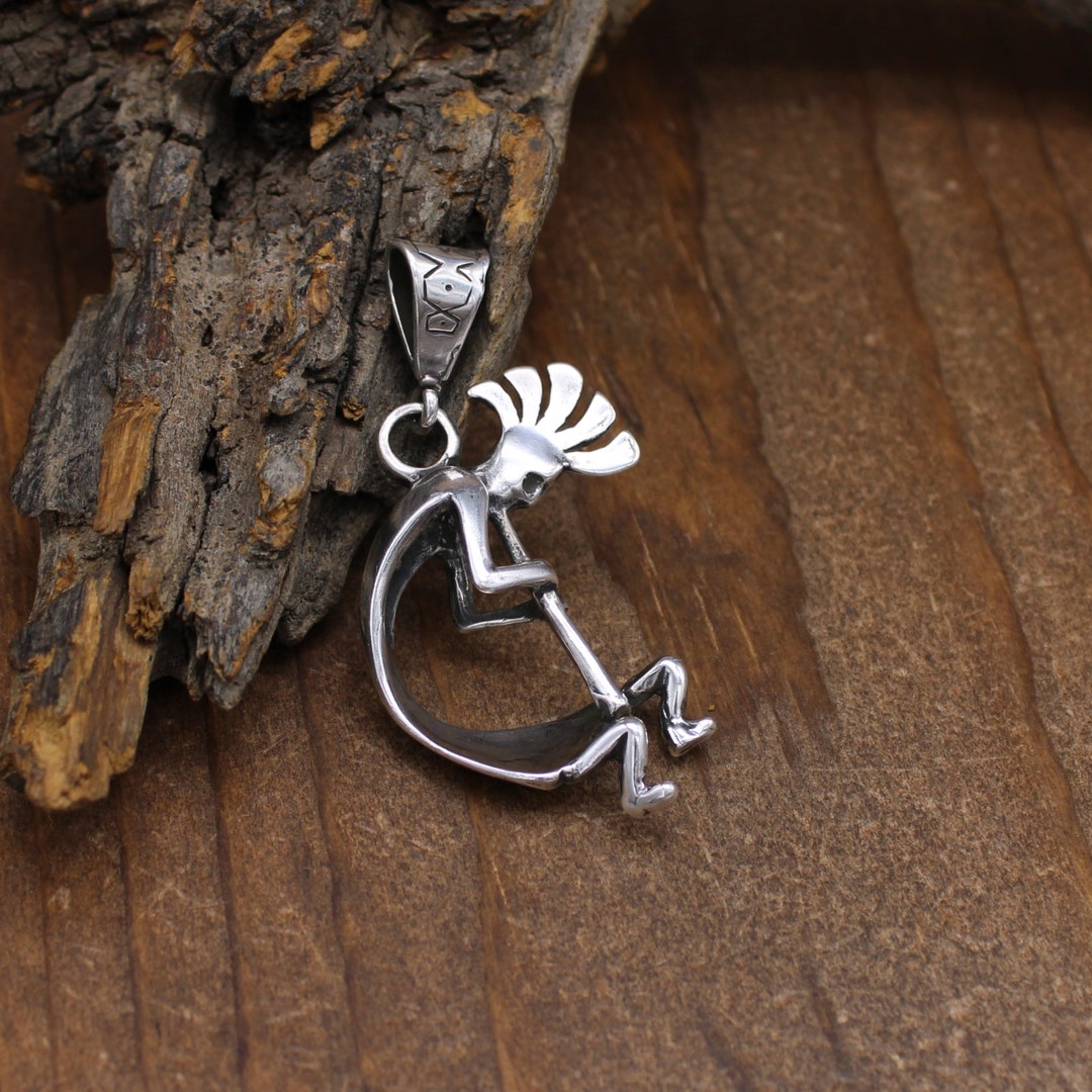 Sterling Silver Three Dimensional Kokopelli Pendant * - Etsy