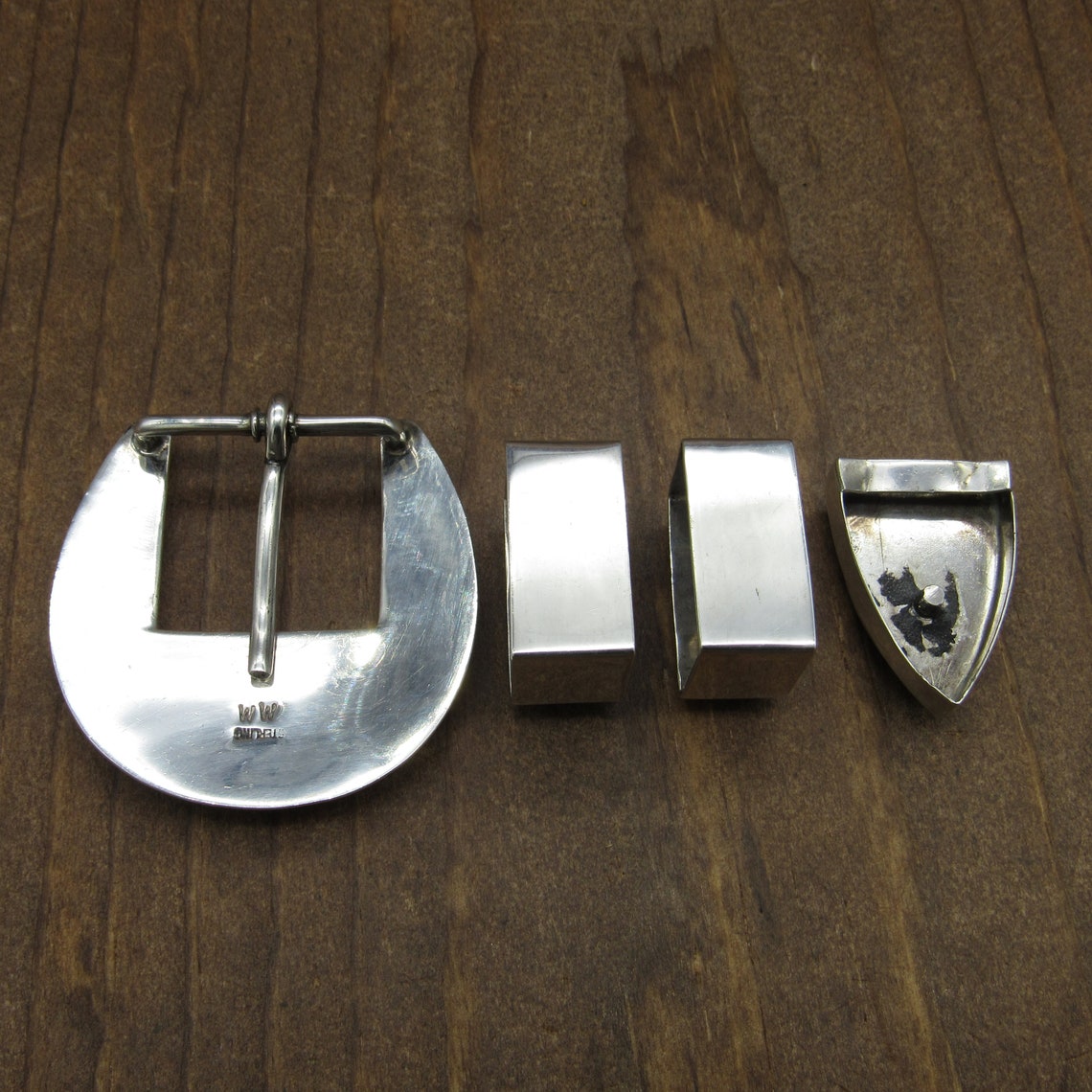 Navajo Vintage Sterling Silver Inlay Turquoise Ranger Set* - Etsy