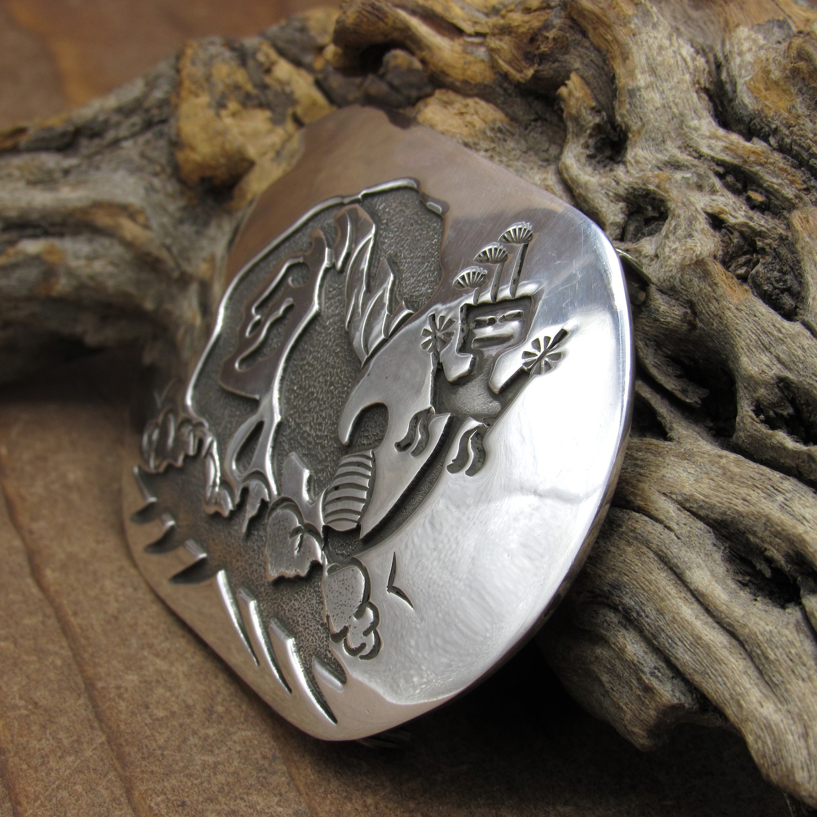 Sterling Silver Lloyd Becenti Navajo Yei Belt Buckle* - Etsy